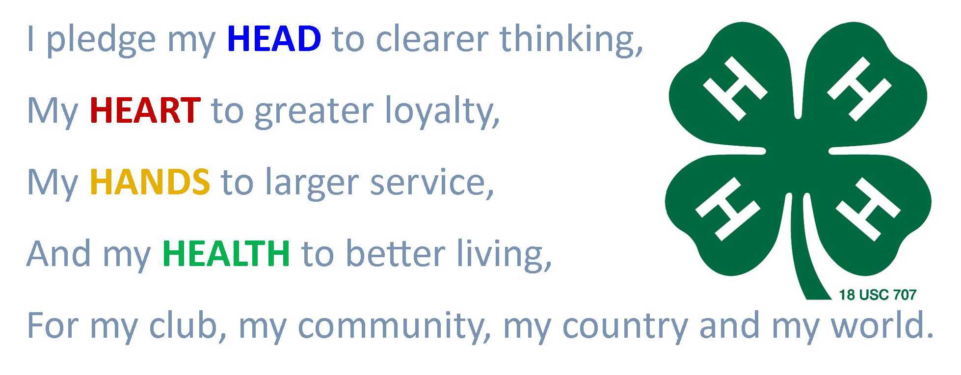 H is for 4-H – Unto Adoption